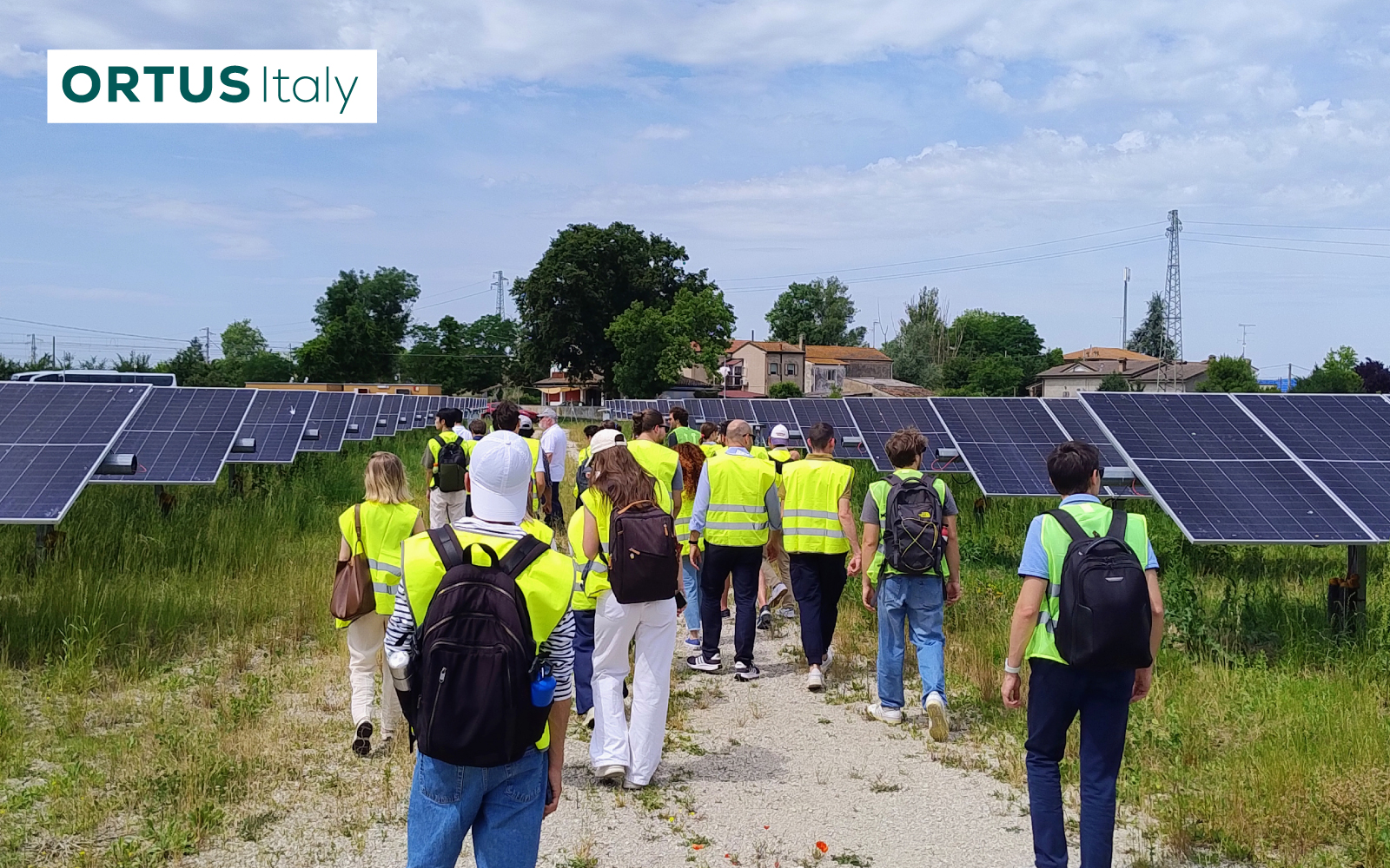 Visit to a photovoltaic plant with students from the University of ...